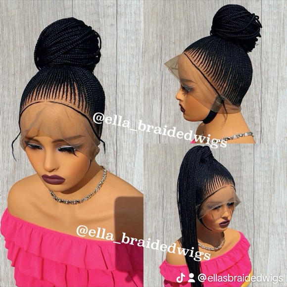 Accessories | Braided Wig Full Lace Updo Wig | Poshmark